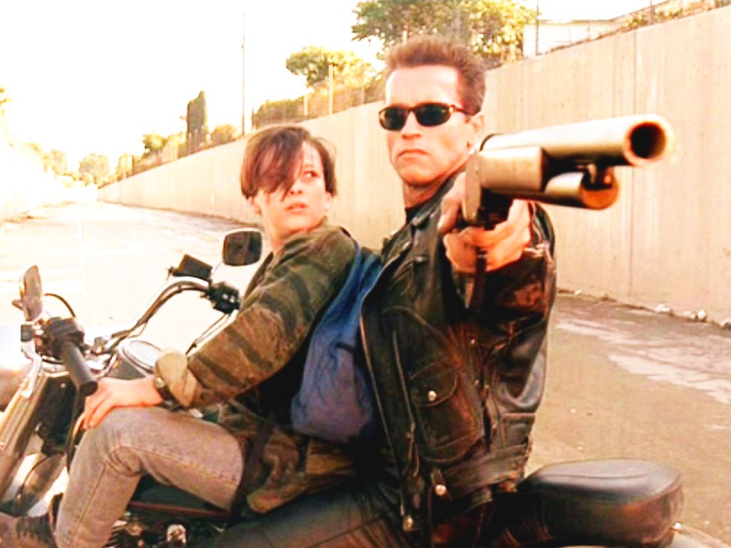 Arnold Schwarzenegger Terminator 2 Motorcycle 31 Arnold Schwarzenegger